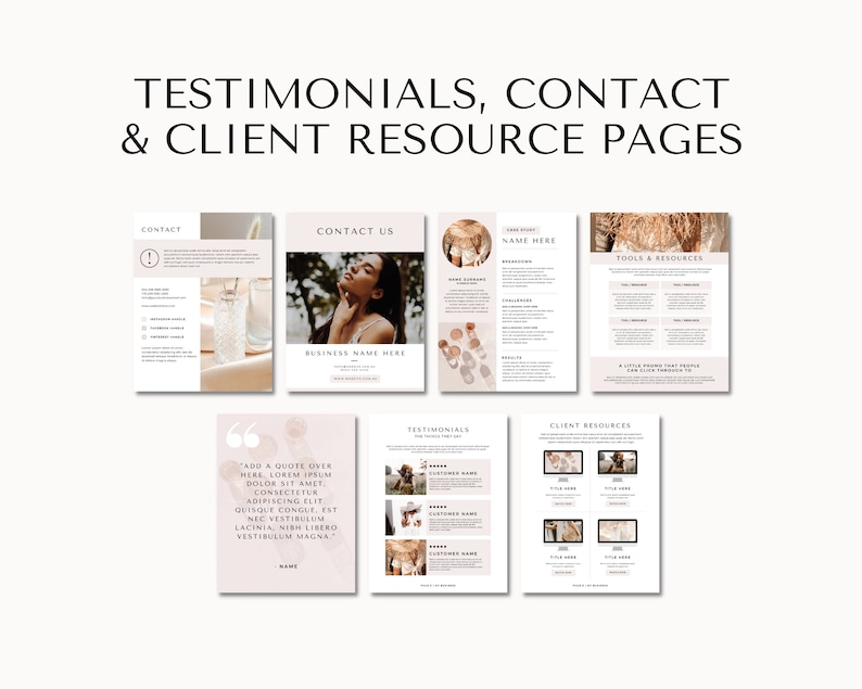 Canva Online Course Workbook Ebook Template Editable - Etsy