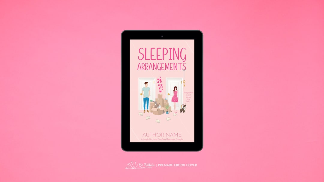 Premade Romantic Comedy Ebook Cover sleeping Arrangements Customizable ...
