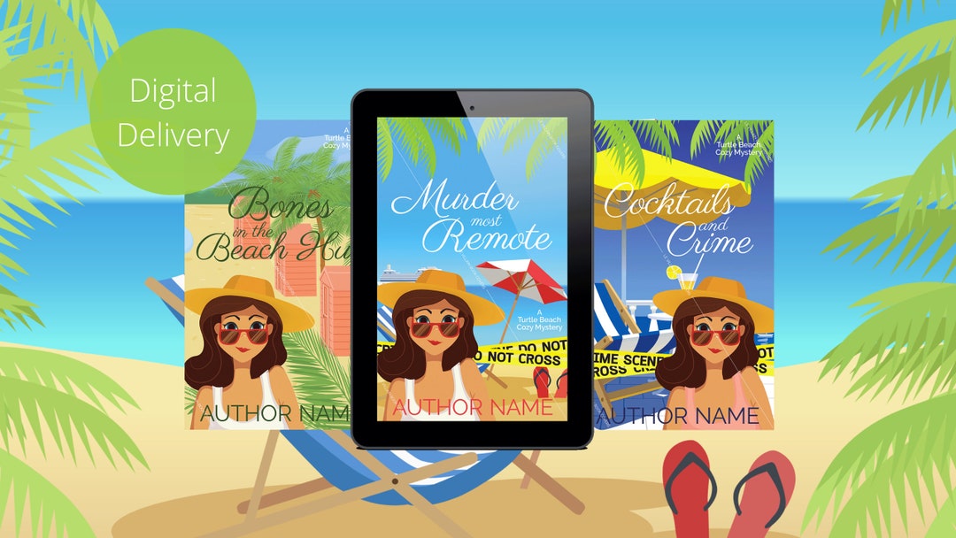 Premade Cozy Mystery Ebook Cover Trilogy beachside Cozy - Etsy