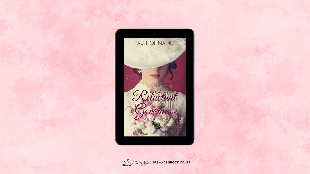 Premade Historical Romance Ebook Cover Customizable Ebook Cover Book