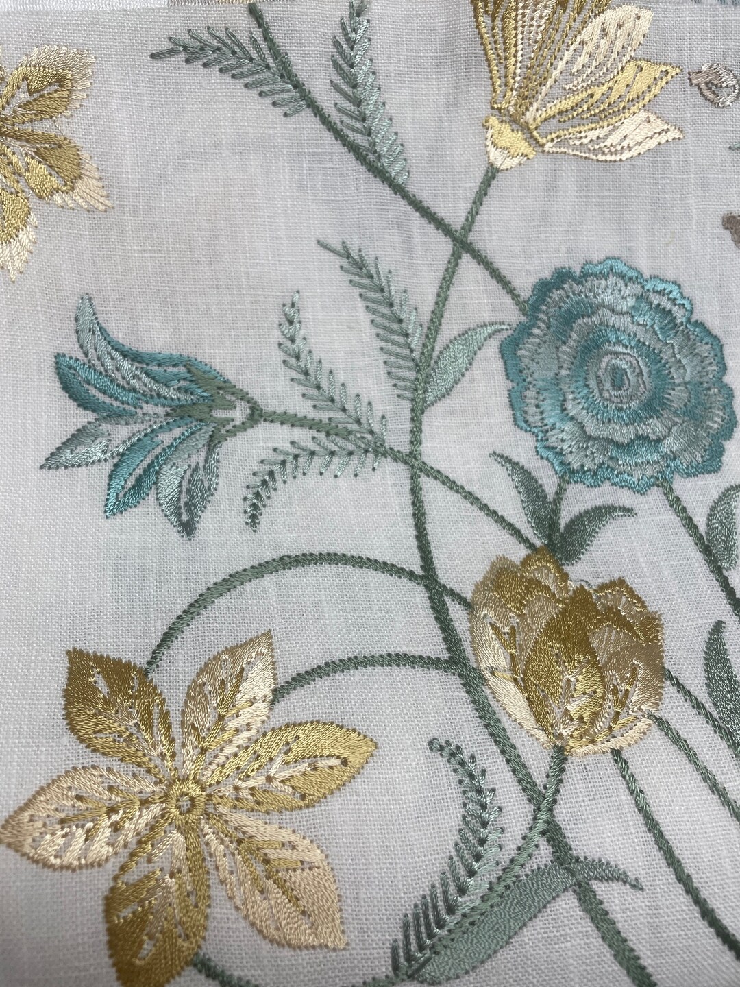 Nina Campbell/osborne & Little Montsoreau Madeleine Aqua/yellow ...