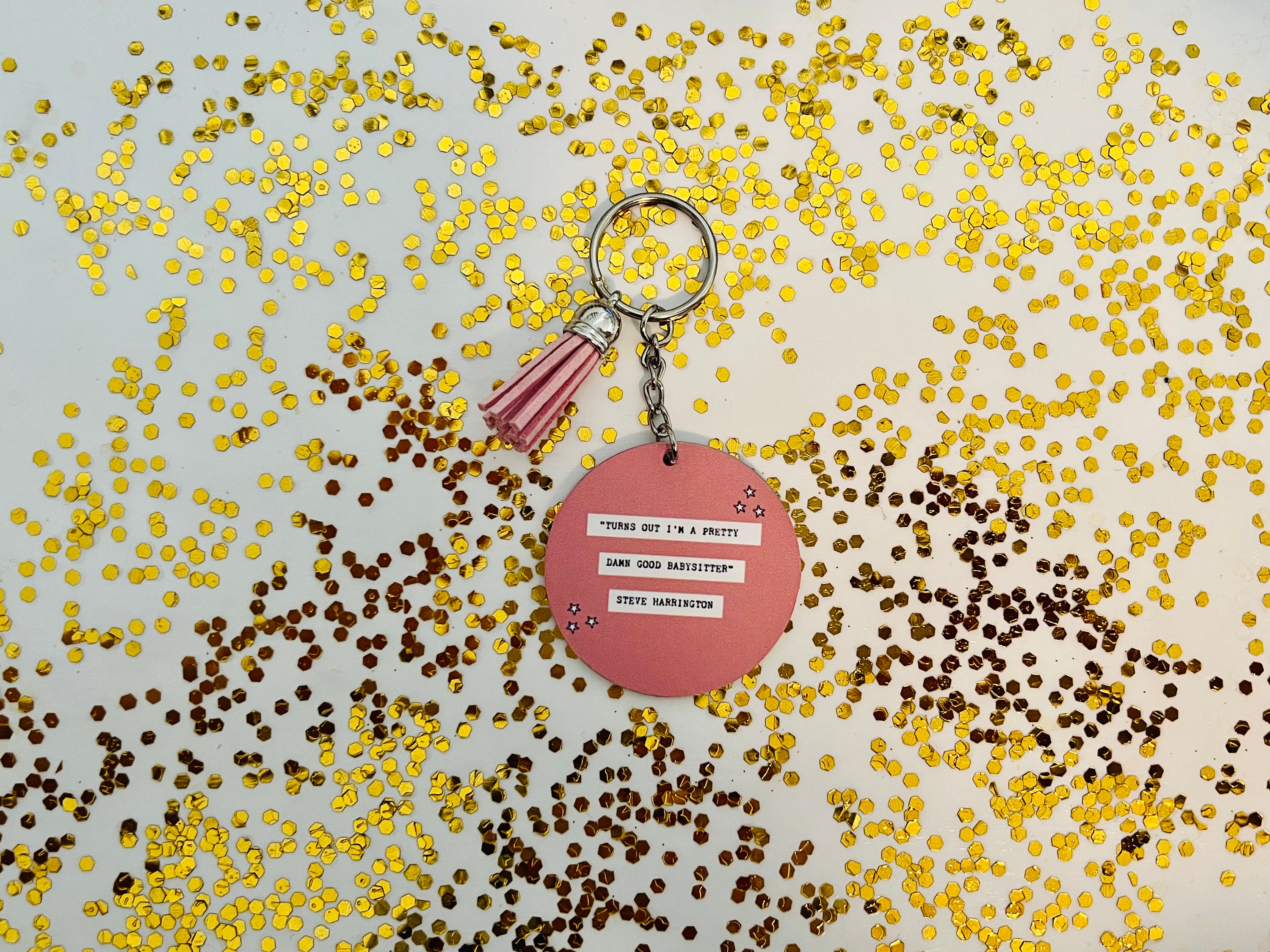 Steve and Eddie Keychains - Etsy