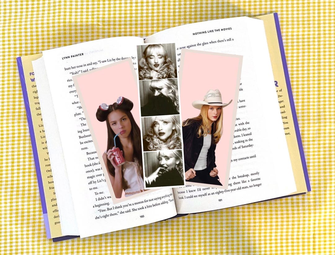 Pop Girlies Bookmarks - Taylor Swift Bookmark, Sabrina Carpenter ...