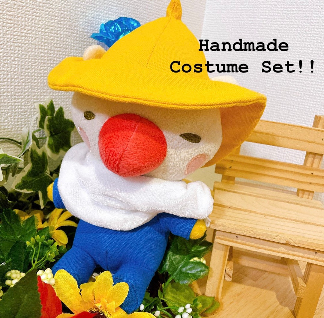 Final Fantasy Moogle Ffxiv High Quality Plush 20cm Handmade Etsy
