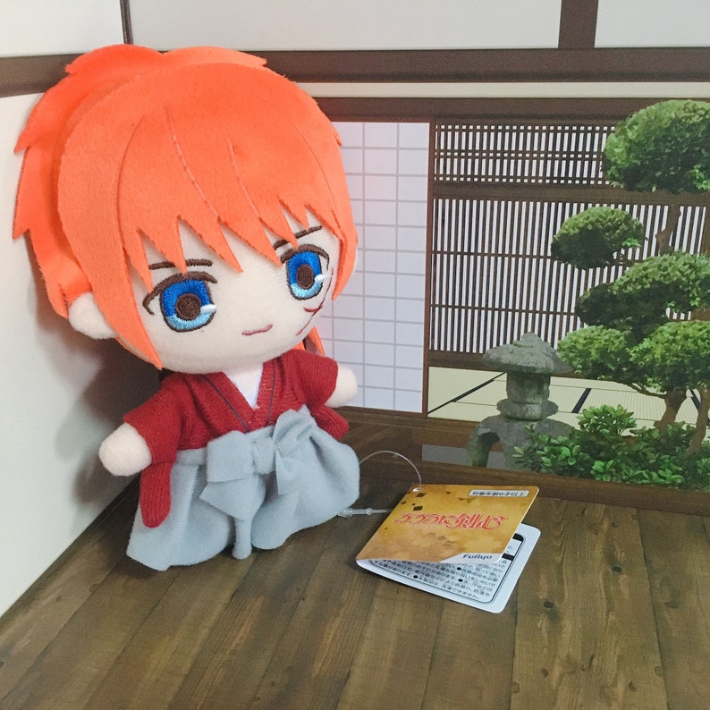 Samurai Anime Kenshin Plush Heart of Sword | Etsy