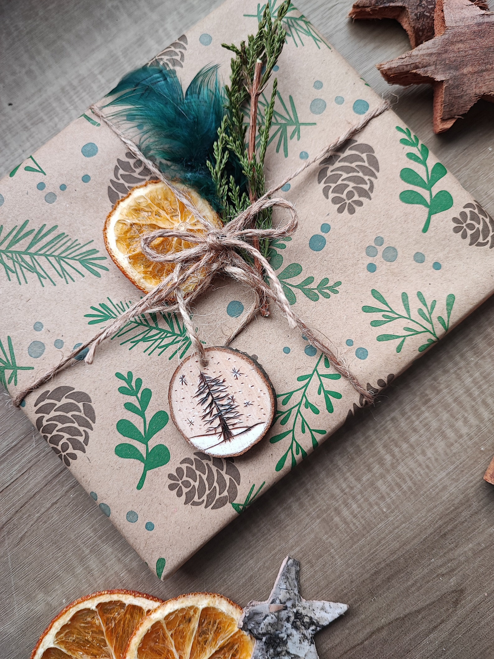 Yule Tree Decorations | Christmas Tree Decorations | Wooden Christmas ...