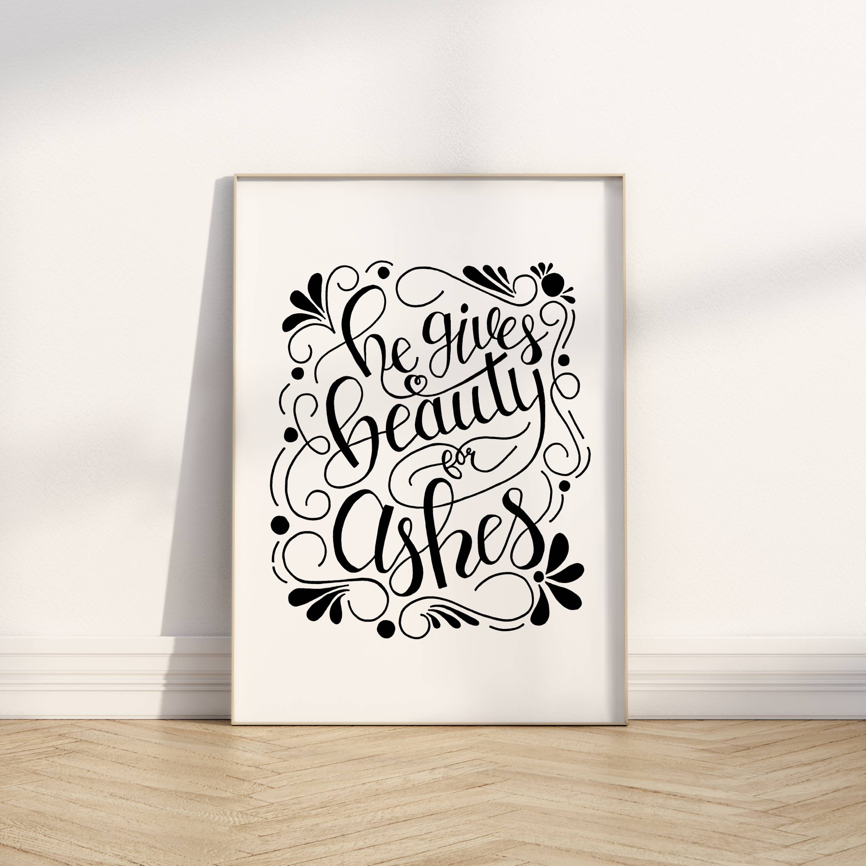 Christian Wall Art / Bible Verse Home Decor / Scripture Printable Gifts ...