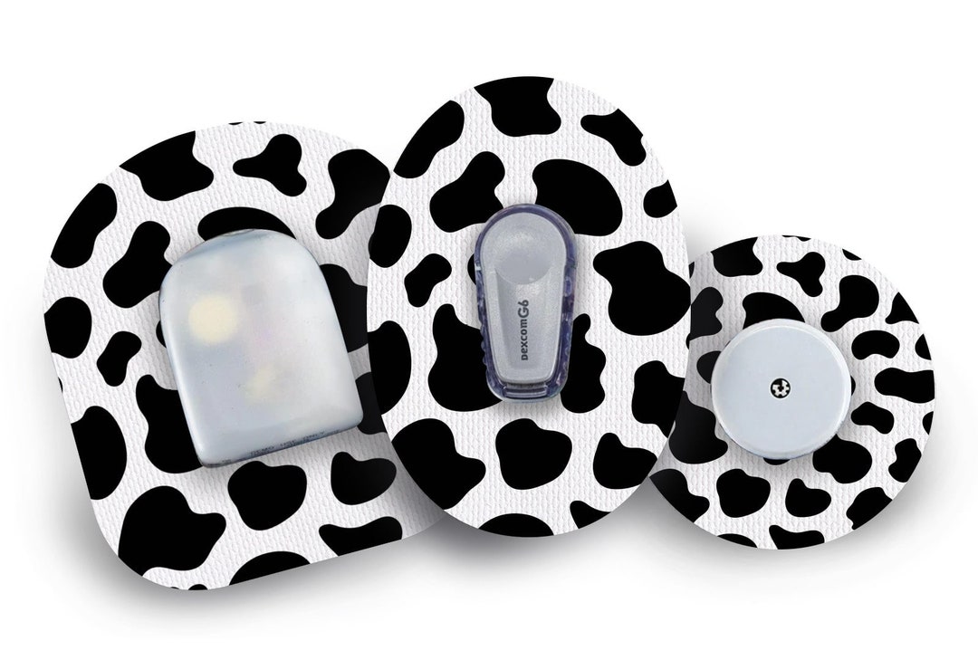 Cow Print Patch for Freestyle Libre, Dexcom G6, Omnipod, & Medtronic ...