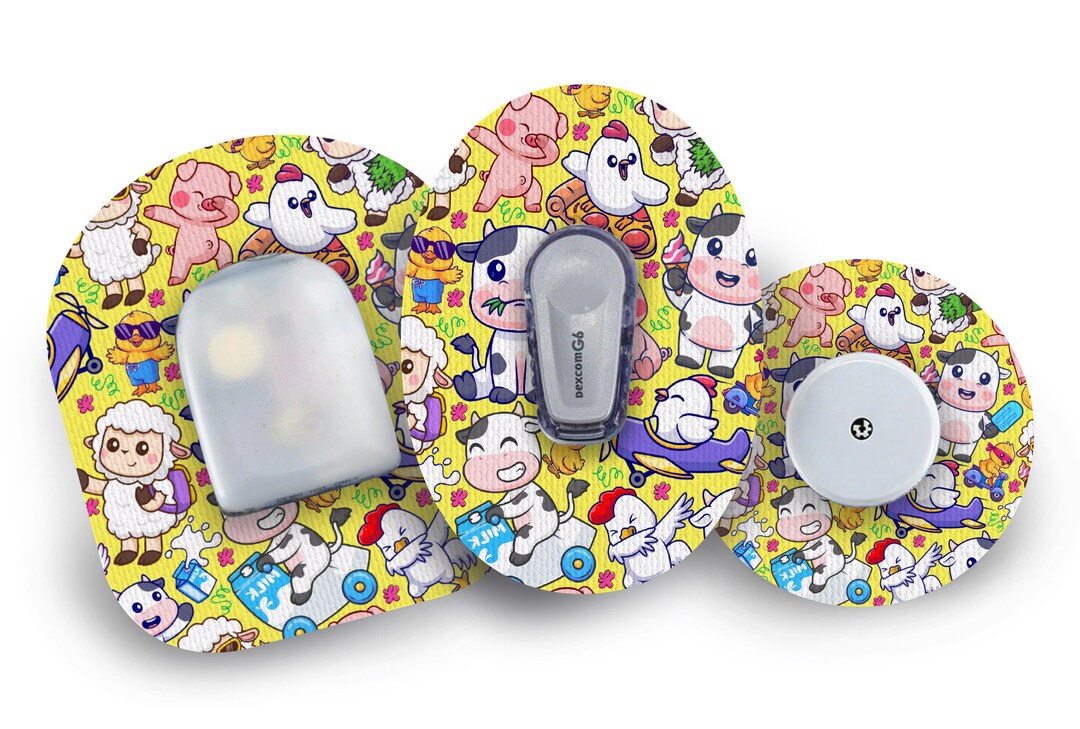 Farmyard Fun Patch for Freestyle Libre, Dexcom G6, Omnipod, & Medtronic ...