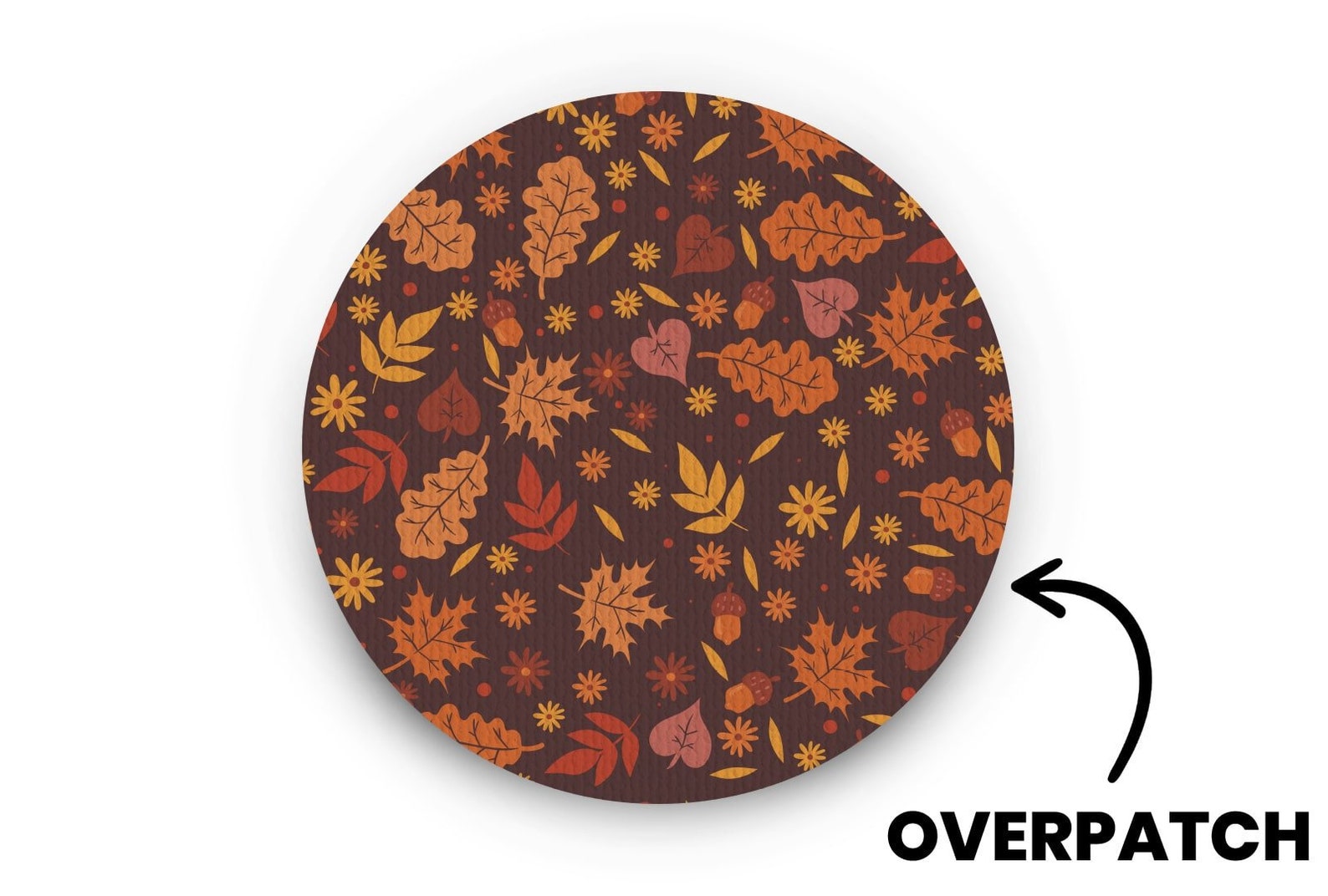 Autumn Leaves Patch for Freestyle Libre, Dexcom G6, Omnipod, & Medtronic Cgms, Waterproof ...