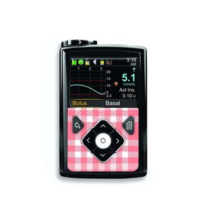 Pink Plaid Sticker for Diabetes Devices - Etsy