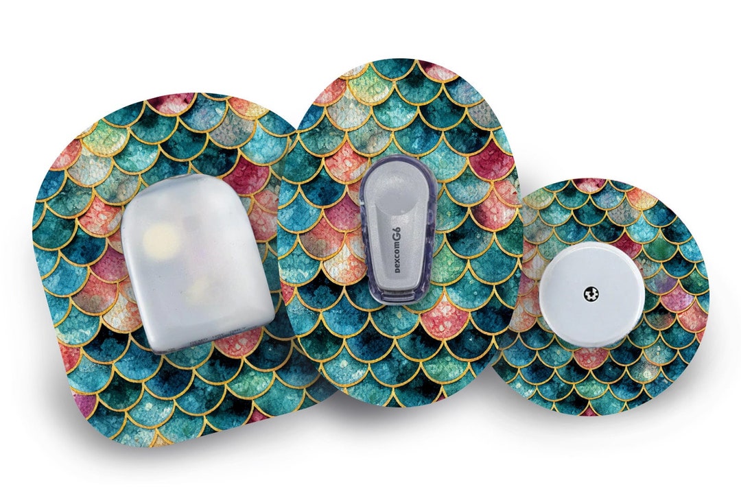 Sparkly Scales Patch for Freestyle Libre, Dexcom G6, Omnipod ...