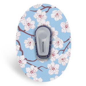 Cherry Blossom Patch for Freestyle Libre, Dexcom G6, Omnipod, & Medtronic Cgms, Waterproof ...