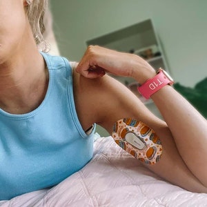 Cherry Blossom Patch for Freestyle Libre, Dexcom G6, Omnipod, & Medtronic Cgms, Waterproof ...