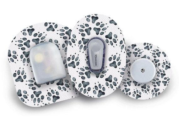 Paw Print Patch for Freestyle Libre Dexcom G6 Omnipod & - Etsy