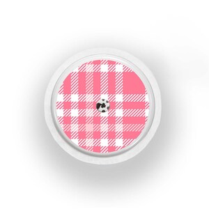Pink Plaid Sticker for Diabetes Devices - Etsy