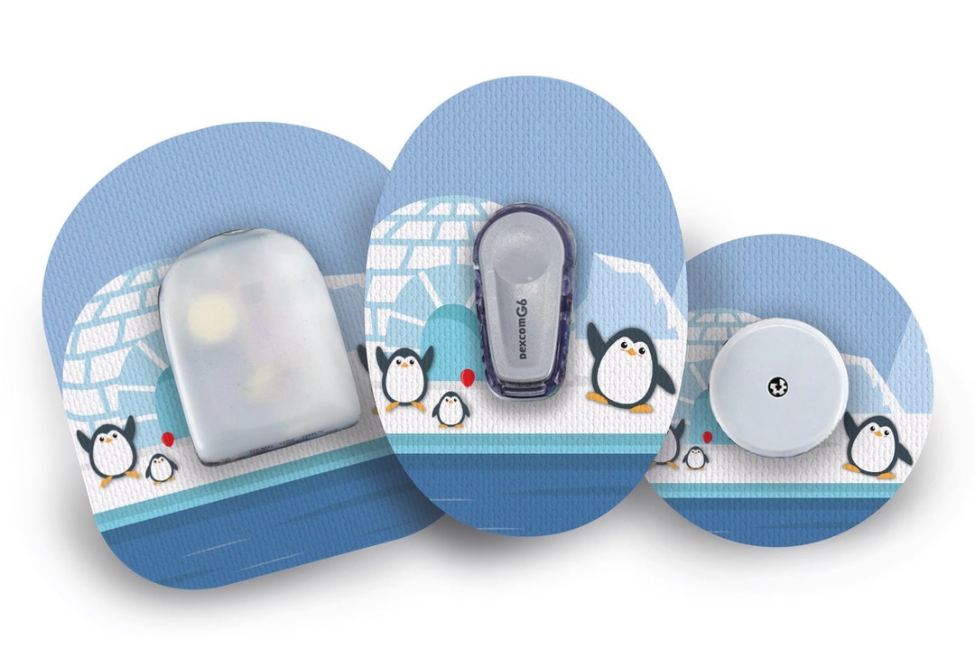 Chilly Penguin Patch for Freestyle Libre, Dexcom G6, Omnipod, & Medtronic Cgms, Waterproof ...