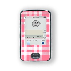 Pink Plaid Sticker for Diabetes Devices - Etsy