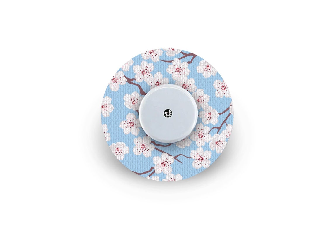 Cherry Blossom Patch for Freestyle Libre, Dexcom G6, Omnipod, & Medtronic Cgms, Waterproof ...