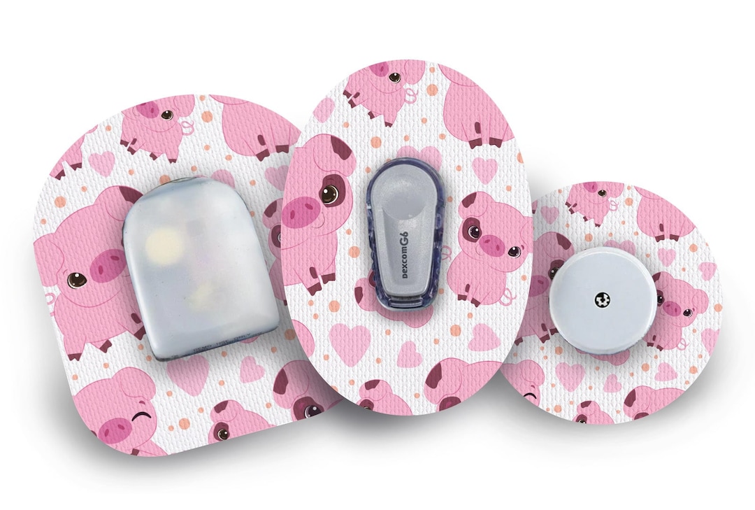 Little Pigs Patch for Freestyle Libre, Dexcom G6, Omnipod, & Medtronic ...