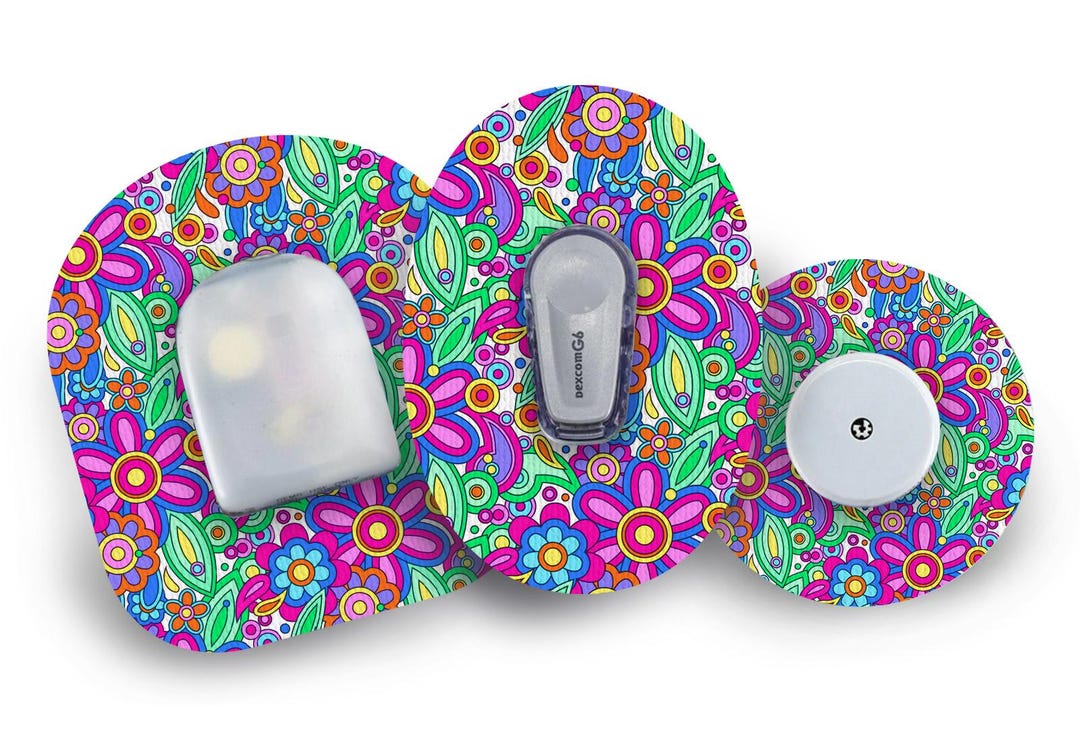 Stay Groovy Patch for Freestyle Libre, Dexcom G6, Omnipod, & Medtronic ...