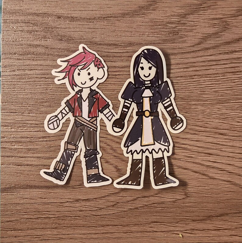 Vi Scribble Sticker - Arcane - Etsy