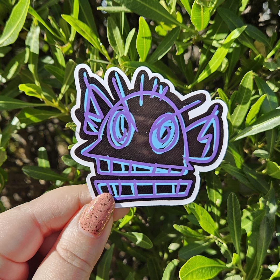 Jinx Monkey Scribble Sticker - Arcane - Etsy