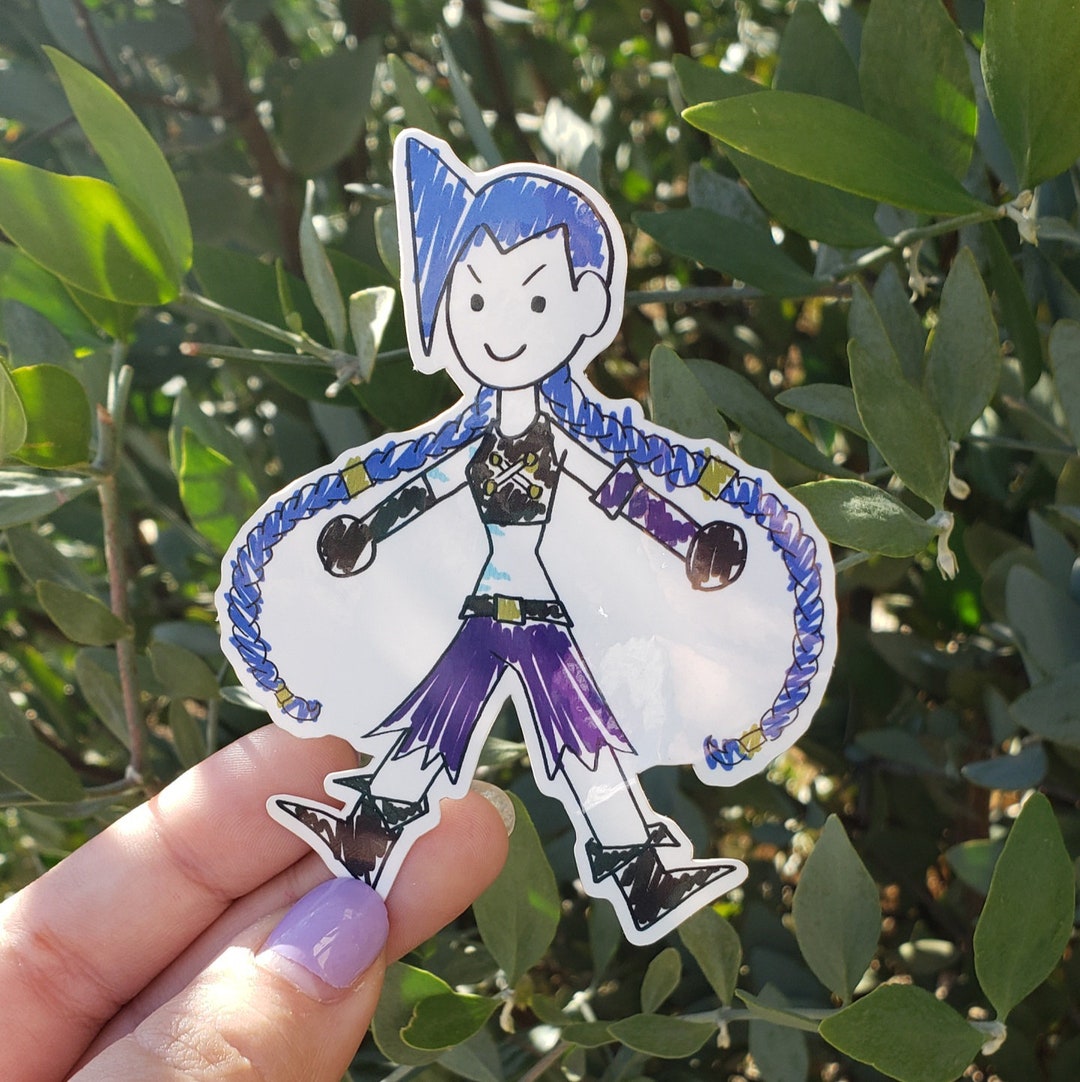 Jinx Scribble Sticker Arcane - Etsy