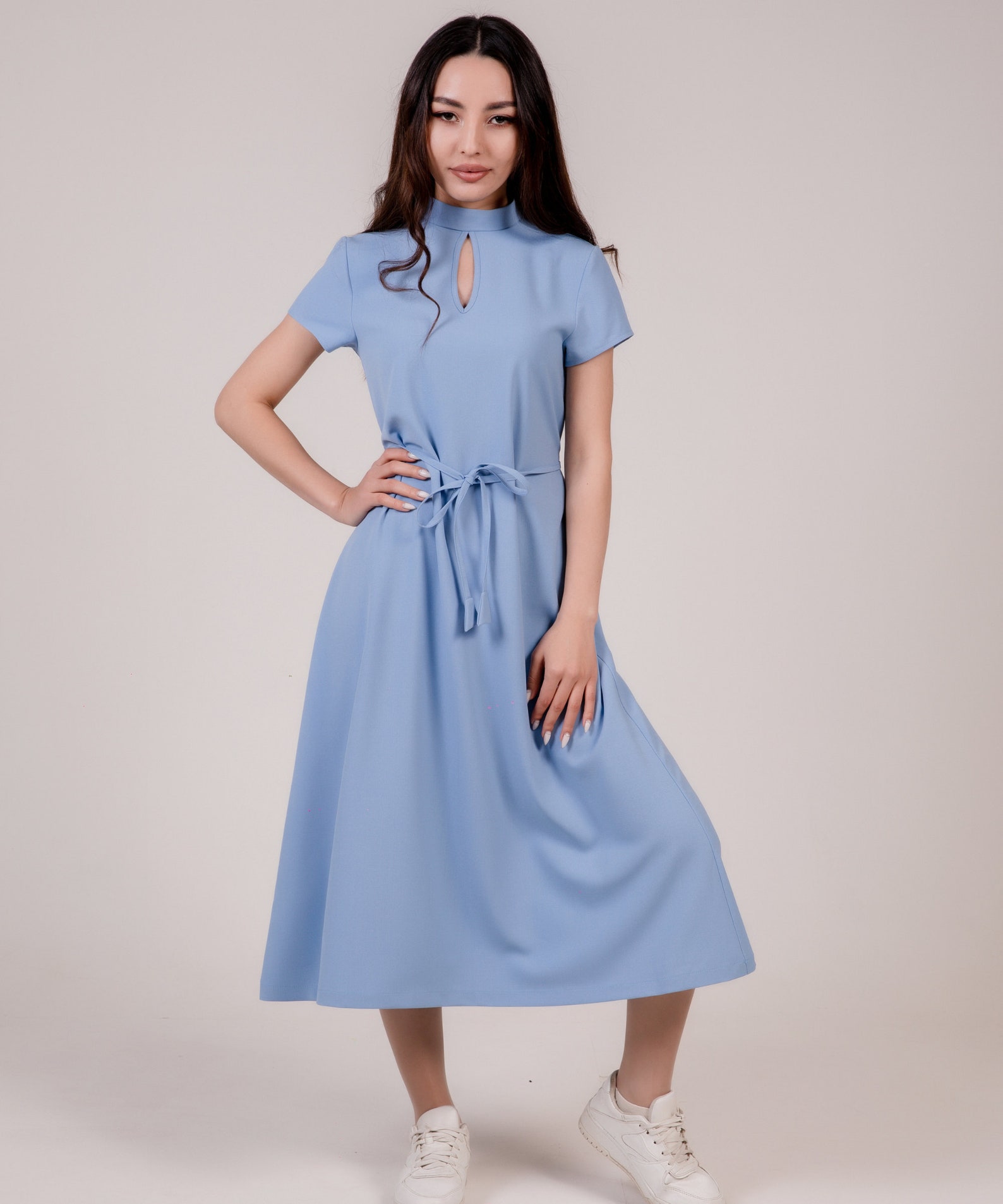 Keyhole Dress Sewing Pattern | Printable PDF Sewing Pattern | Tie Wrap ...