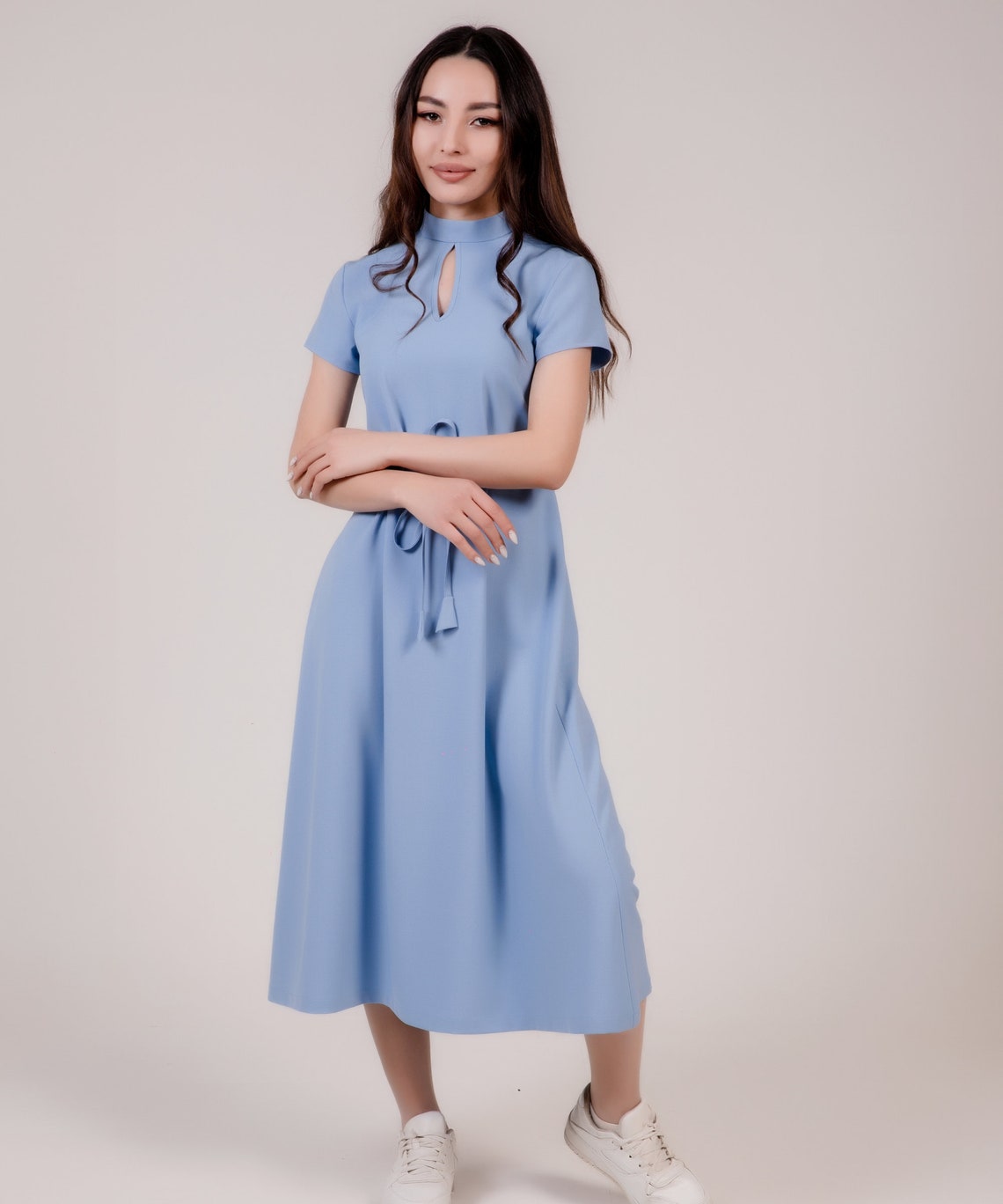 Keyhole Dress Sewing Pattern Printable PDF Sewing Pattern Tie Wrap ...