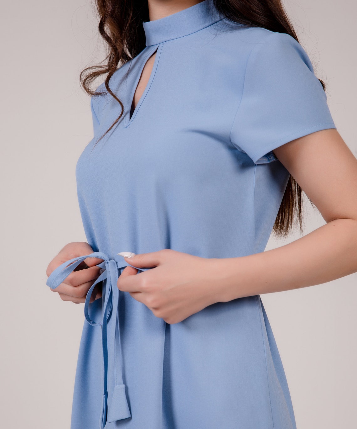 Keyhole Dress Sewing Pattern | Printable PDF Sewing Pattern | Tie Wrap ...