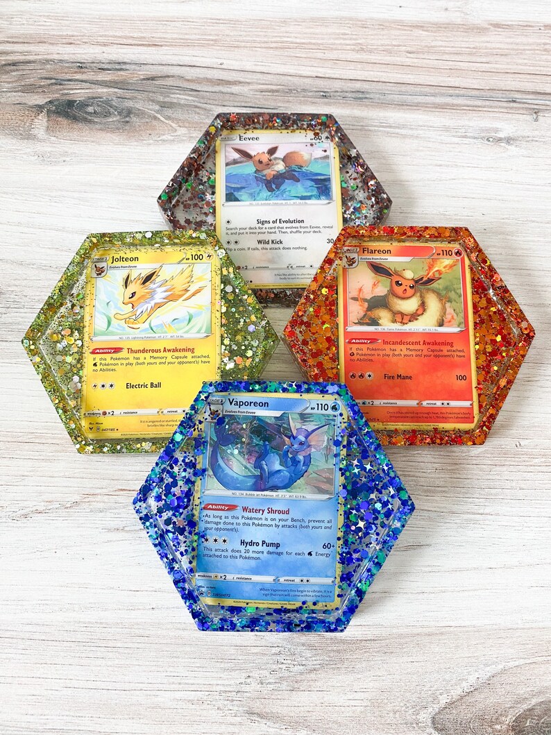 Pokemon Coaster Custom Pokemon Coasters Pick Your Pokemon | Etsy