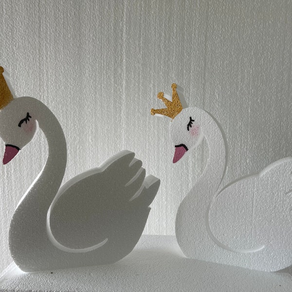Swan Centerpiece - Etsy