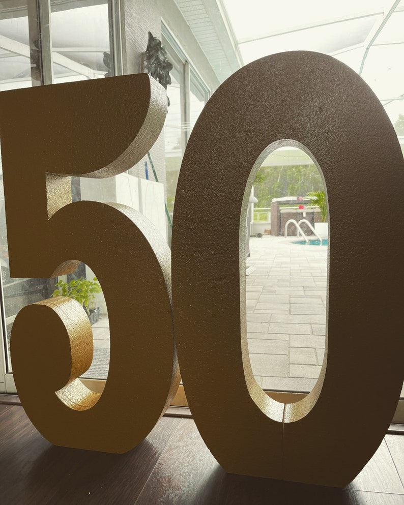 Giant Numbers - Etsy