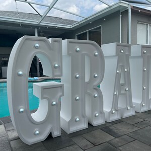 Grad Marquee Letters - Etsy