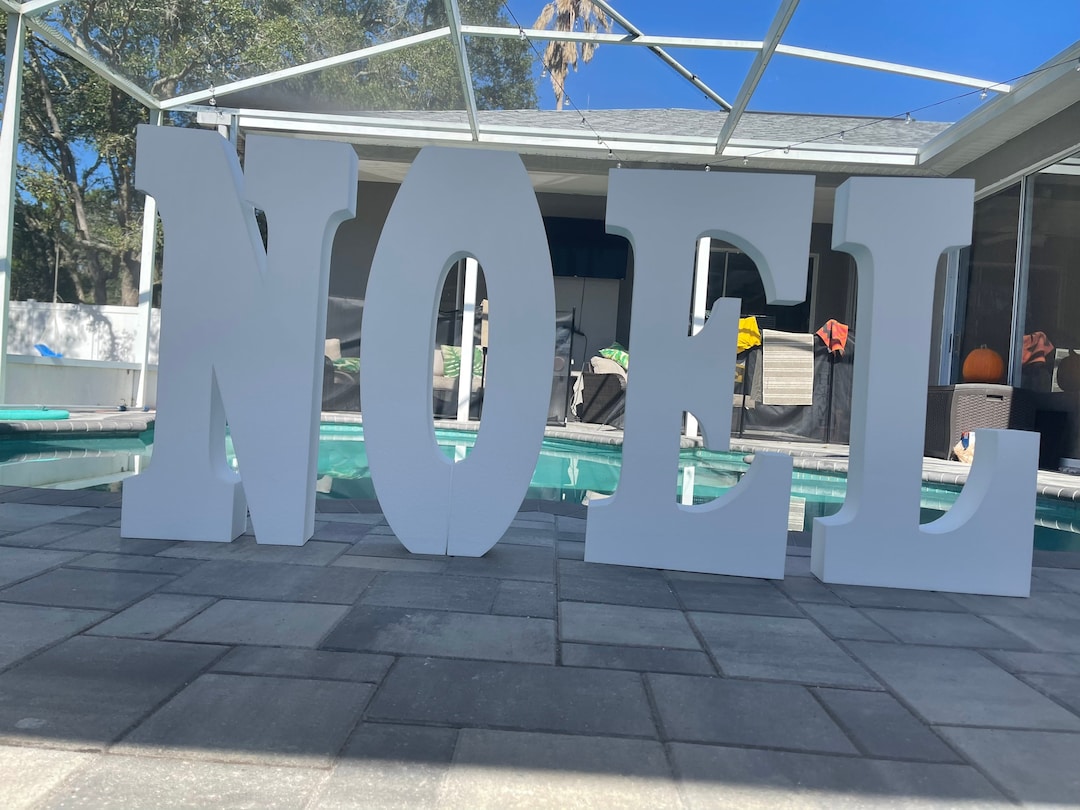 Noel Giant Letters - Etsy