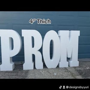 Prom Letters | Photo Ops | Photoshoots | Prom Party | Event Letters ...