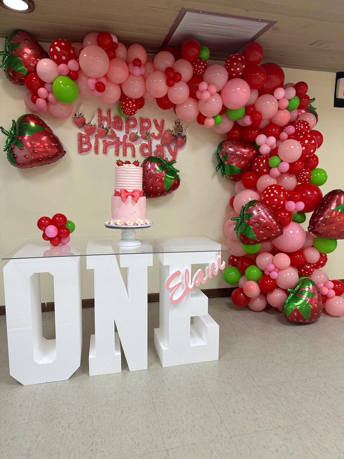 Big One Letters | Table Base 1st Year | Custom Letters Sweets Table ...