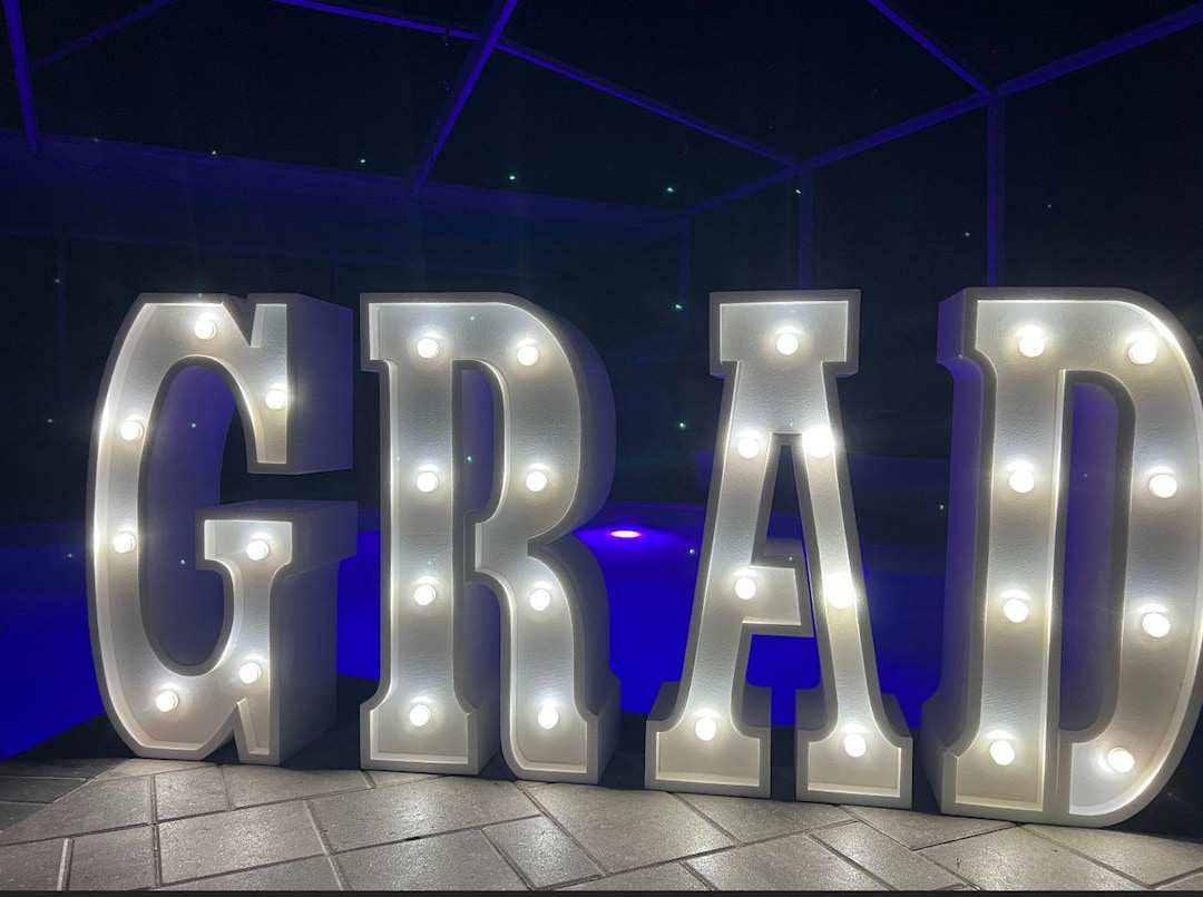 Graduation Marquee Letters - Etsy