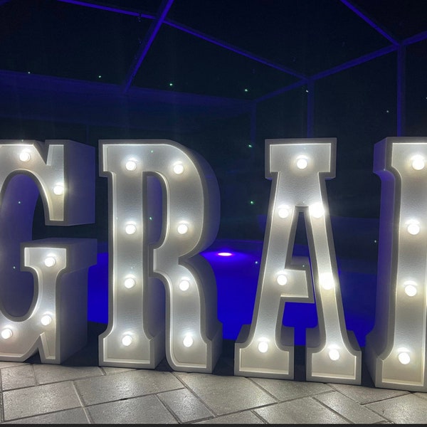 Grad Marquee Letters - Etsy