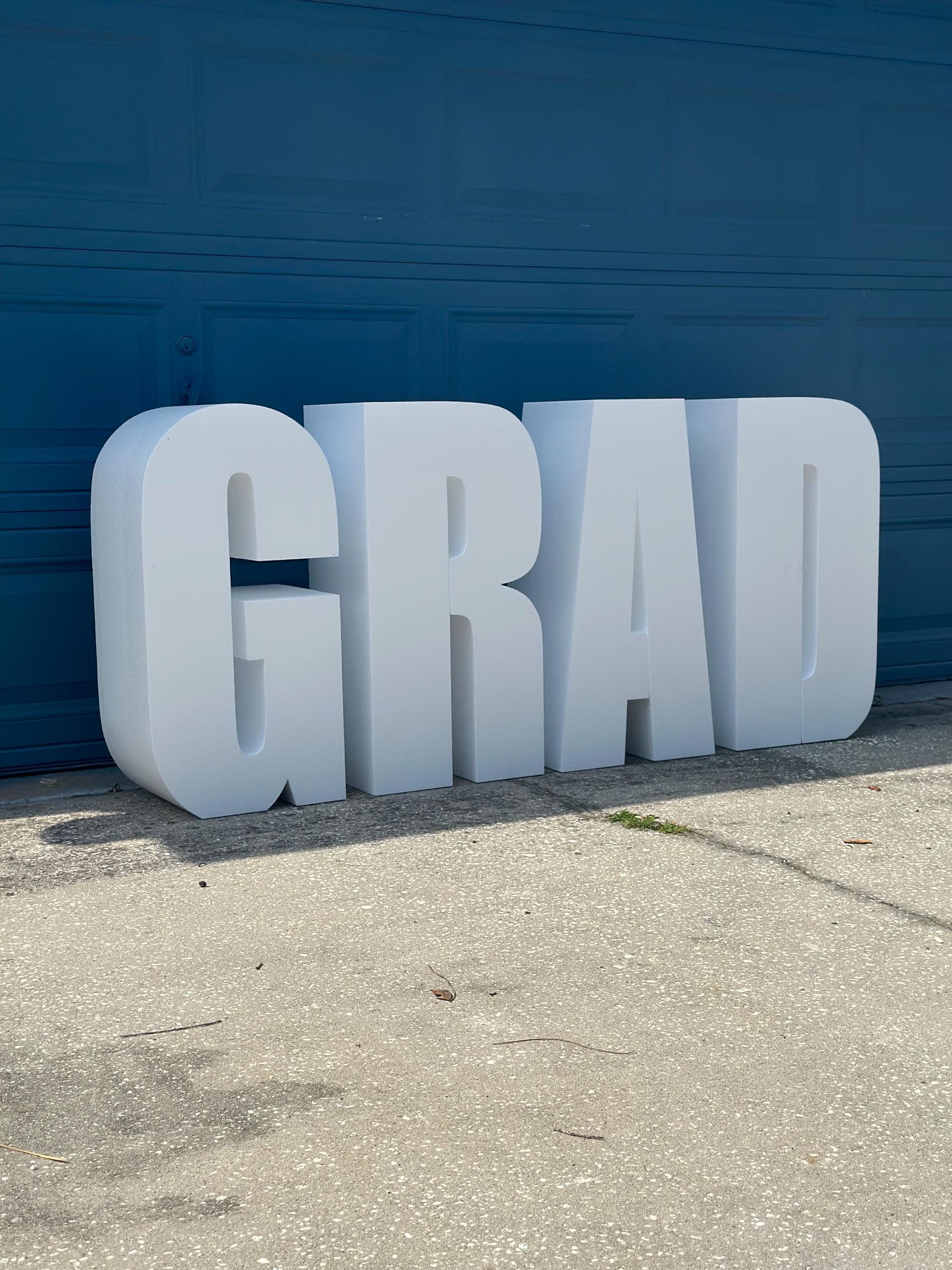 Grad Letters Table Base | Graduation | Events - Etsy
