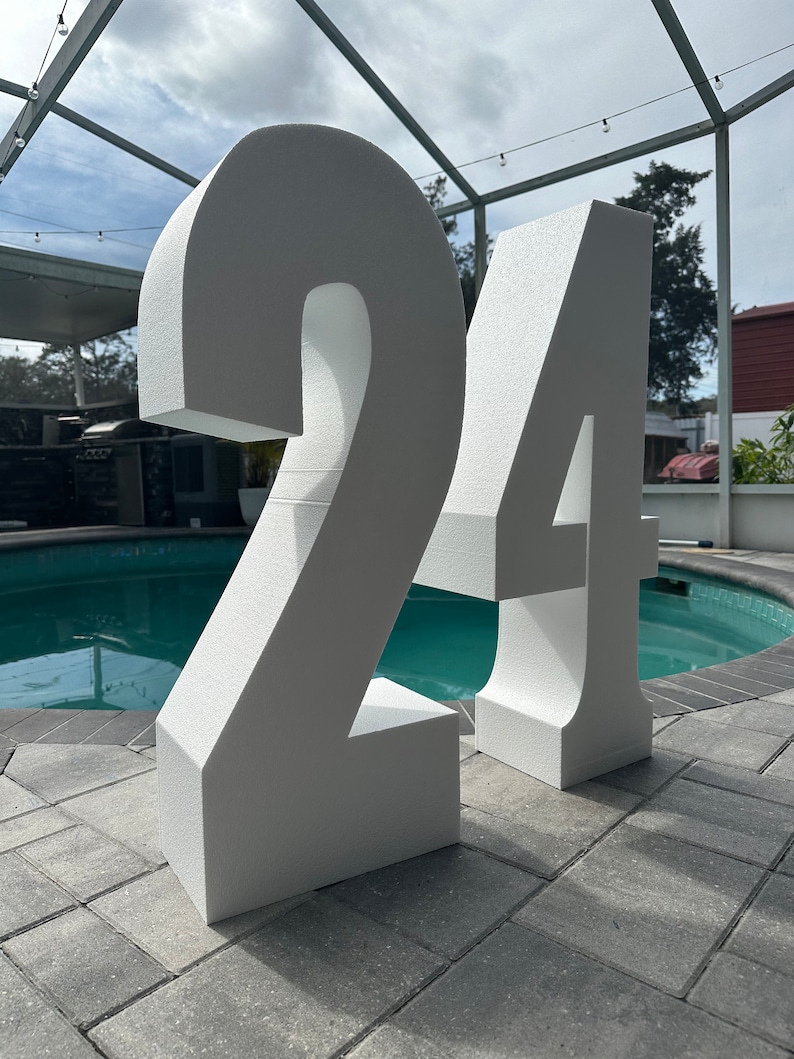 Foam Big Numbers | Graduation | Prom | Birthdays | New Years - Etsy