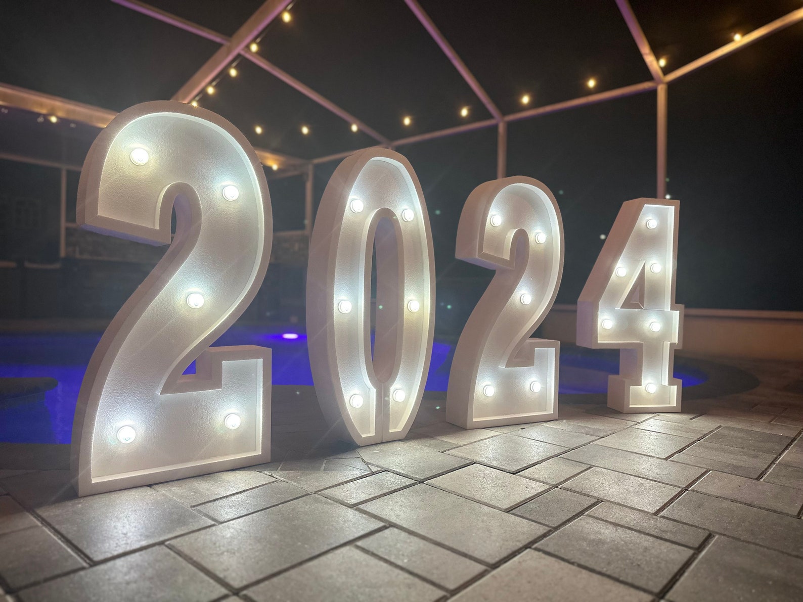 Big Marquee Light up Numbers | Letters Perfect for Birthday ...