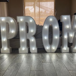 Prom Marquee Letters - Etsy
