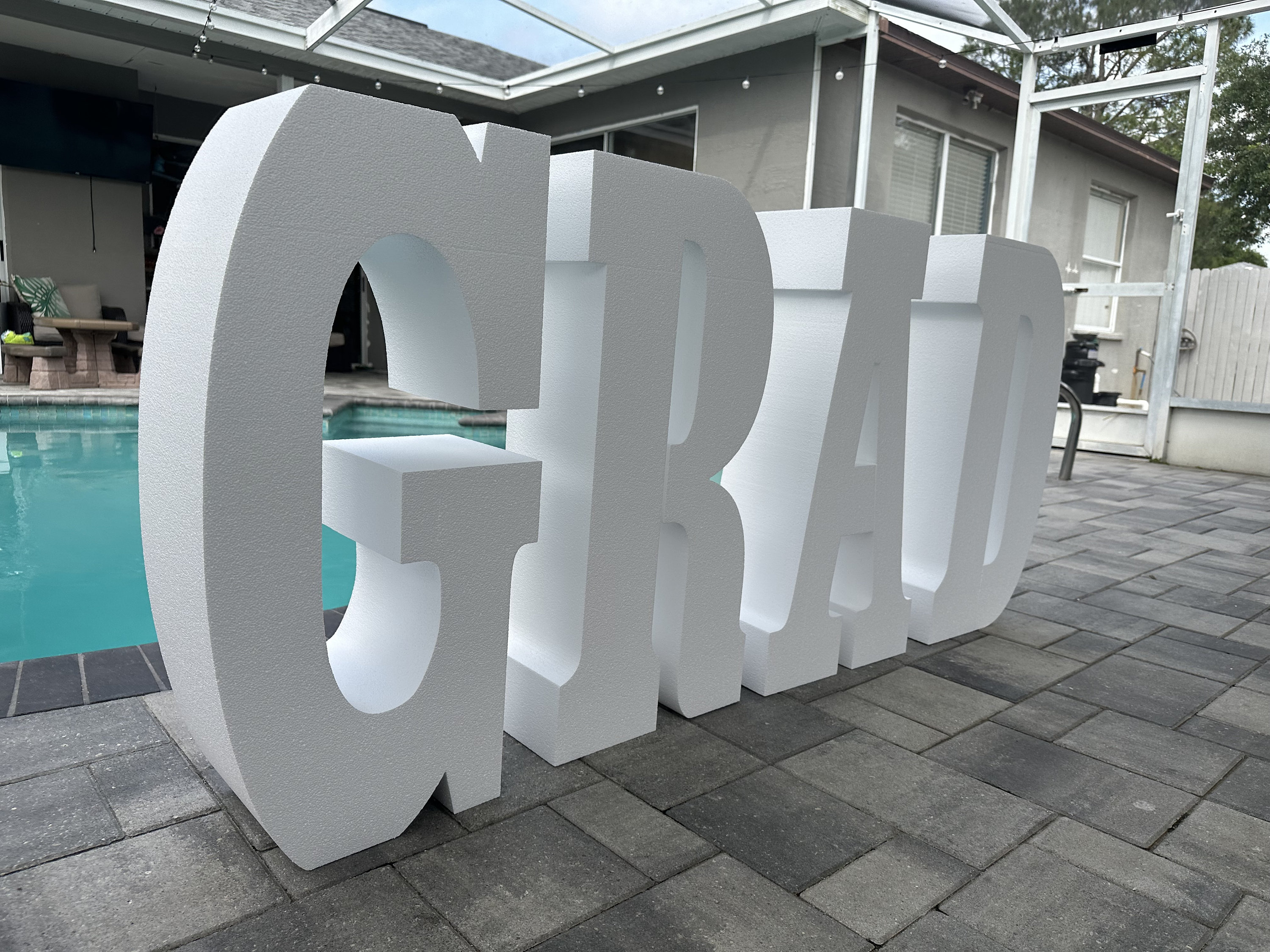 Grad Letters Table Base | Graduation | Events - Etsy