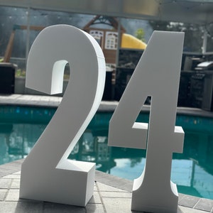 Foam Big Numbers | Graduation | Prom | Birthdays | New Years - Etsy
