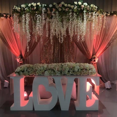 28-40 Large Foam Letters Table Decor Wedding Love - Etsy