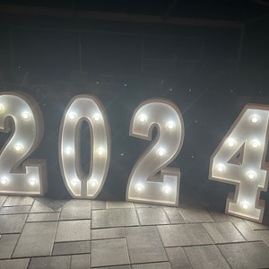 Big Marquee Light up Numbers | Letters Perfect for Birthday ...