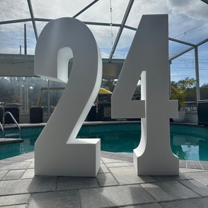 Foam Big Numbers | Graduation | Prom | Birthdays | New Years - Etsy