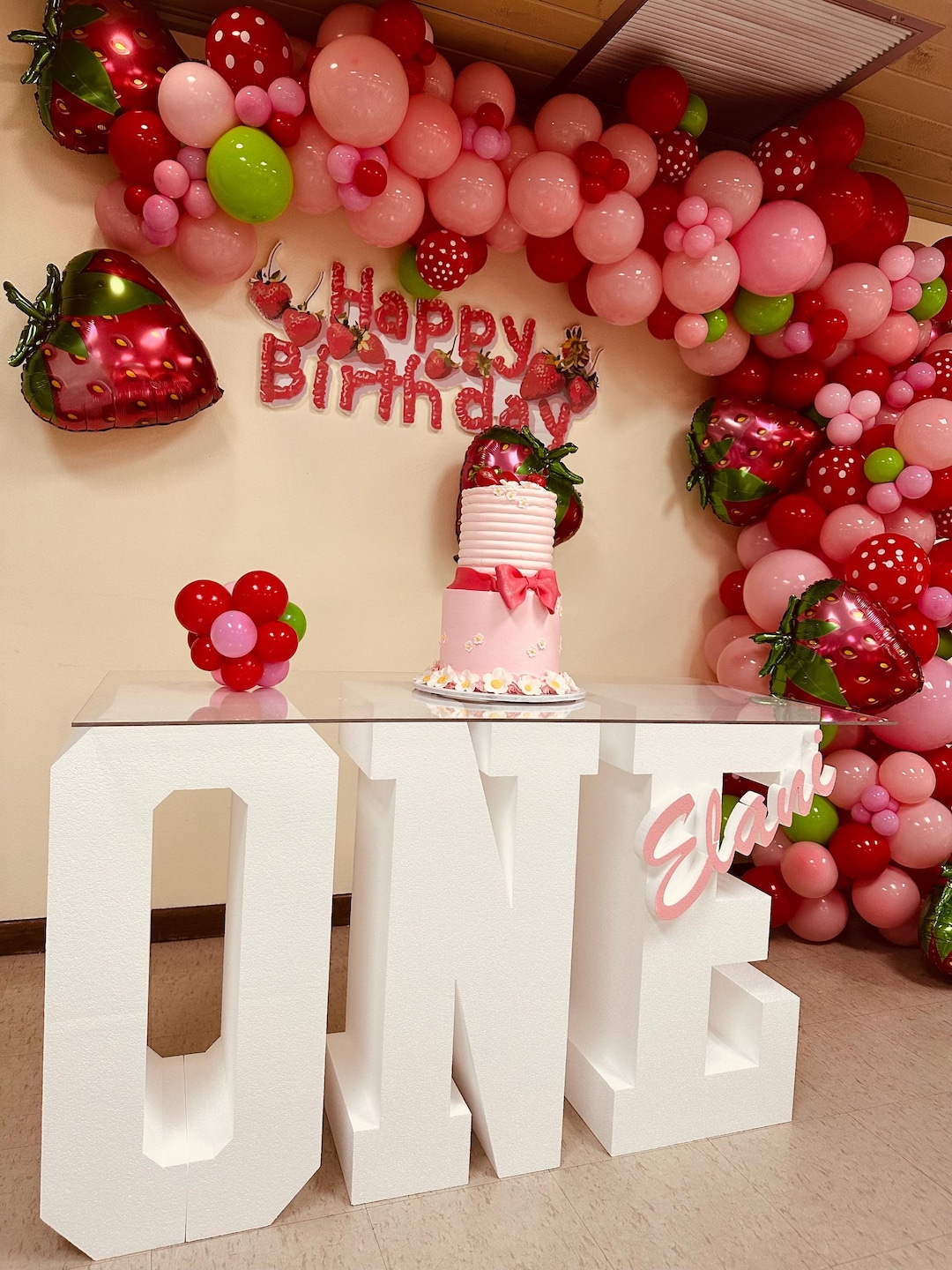 Big One Letters | Table Base 1st Year | Custom Letters Sweets Table ...